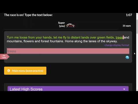 #183 TypeRacer (38 WPM) Self Practice. Learn to type with me. My typing journey... DAY 25