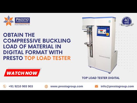 Digital Top Load Tester at Best Price in India