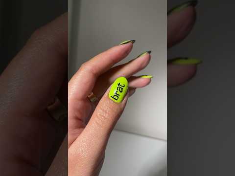 brat summer on my nails ππ would you wear this? #nails #nailart