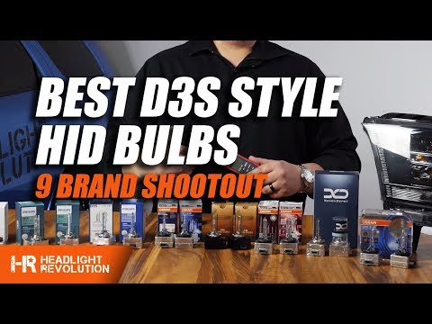 The Best D3S HID Bulbs! Shootout and Comparison with 9 Brands | Headlight Revolution