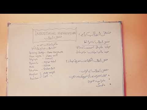 Causes and impacts of the industrial revolution in Urdu class ix