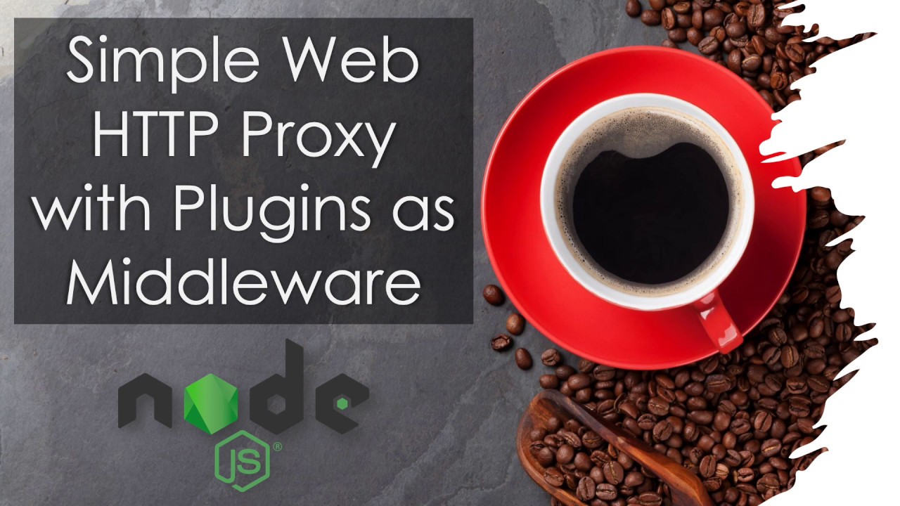 Simple Web HTTP Proxy with Plugins as Middleware - Node.js