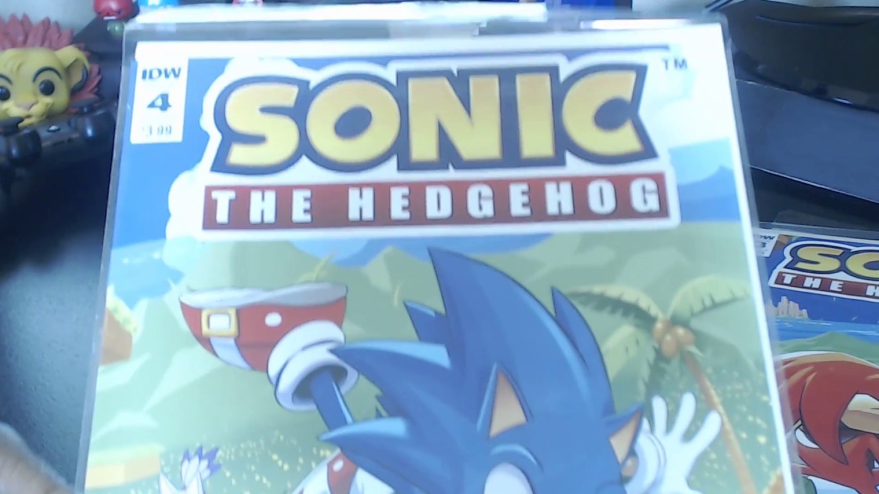 Wolfie Unboxing: Sonic the Hedgehog IDW Comics #1 - 4 - Werewoof Reactions