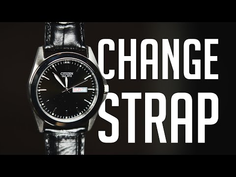 How to Change Citizen Watch Band
