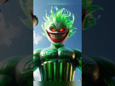 transformation into Coca-Cola man | Spiderman vs Sonic vs Deadpool #spiderman #sonic #joker #marvel