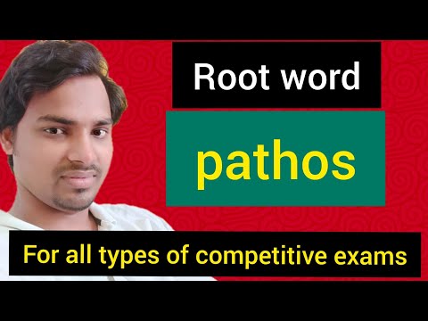 Root word Pathy/pathos/Patho