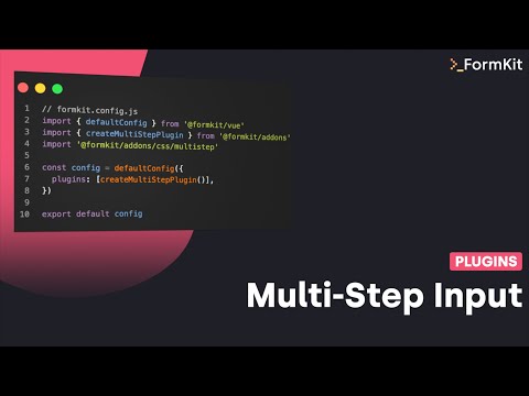 Multi-Step Input Plugin