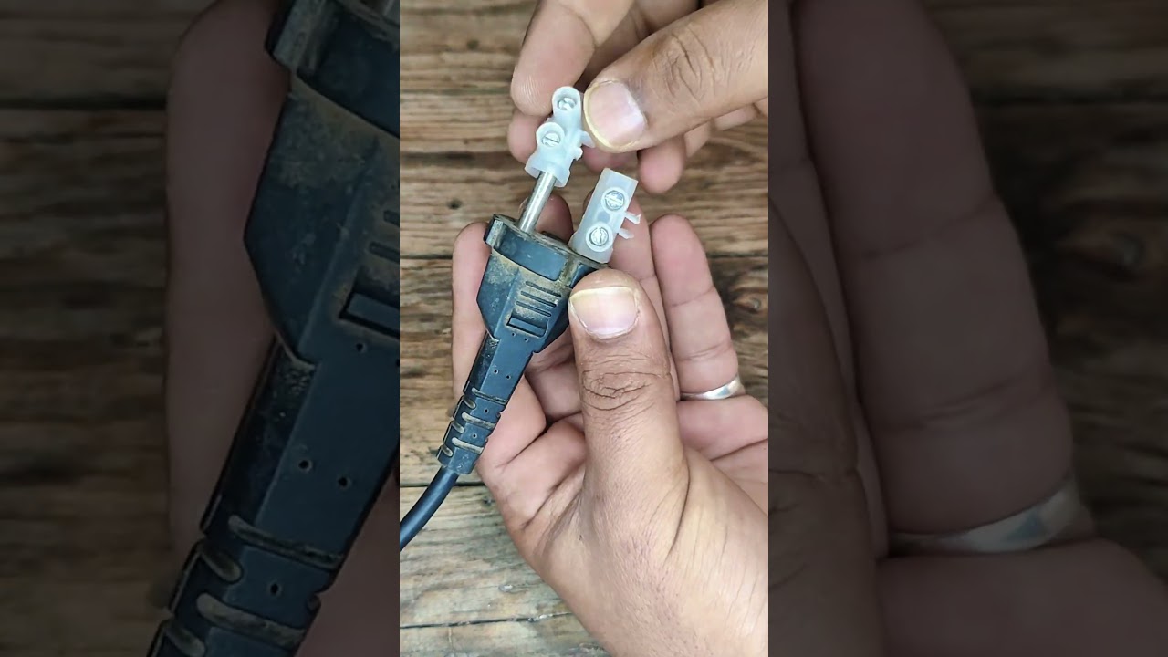 Here's a strange and wonderful solution for an electrical plug.