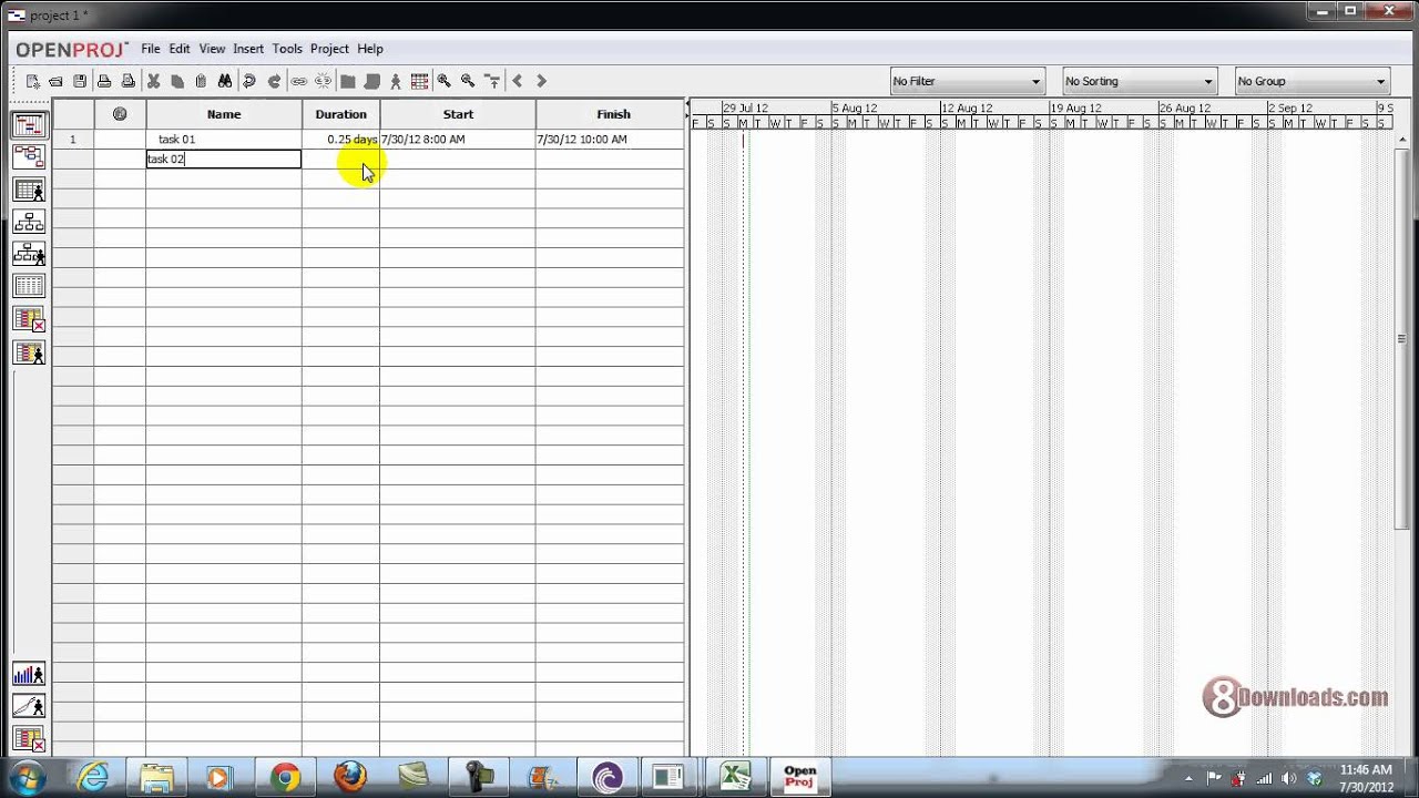 How to use OpenProj?