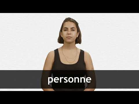 English Translation of “PERSONNE” | Collins French-English Dictionary