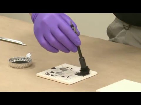 How to Process Latent Fingerprints Using Magnetic Powder