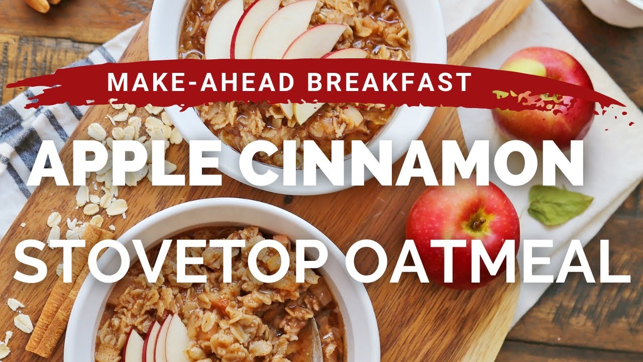 Apple Cinnamon Stovetop Oatmeal