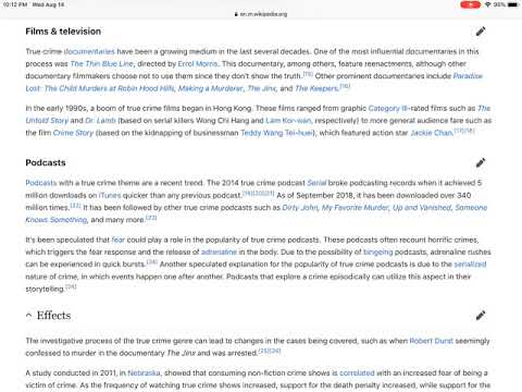 “True Crime” from Wikipedia