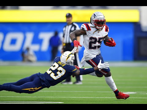 Brandon Bolden - Every + Run - NFL 2021 Week 8 - New England Patriots @ Los Angeles Chargers