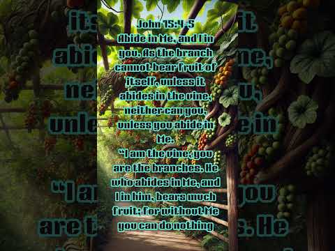 John 15:4-5 | Abide in Christ: The Secret to Bearing Fruit