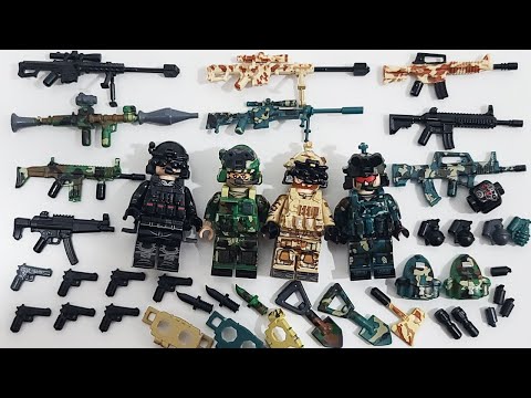 LEGO Military Soldier | Delta Force | SAS | KSK | SLC | Unofficial Minifiguresレゴ 레고