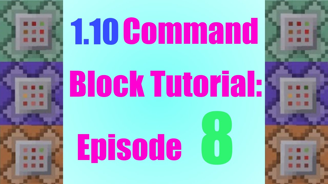 FallingSand, TestforBlock, and Setting Spawn! - 1.10 Beginner Command Block Tutorial Episode 8