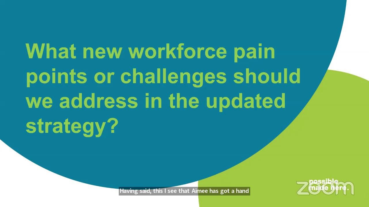 Workforce Strategy Information Session