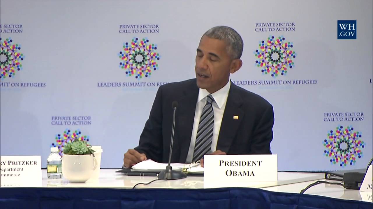 President Obama Attends a CEO Roundtable