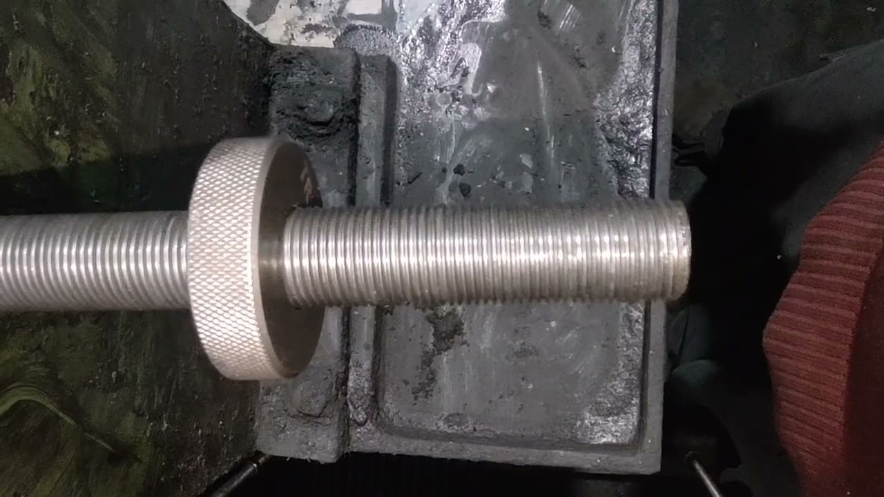Thread rod ( 5/8 - 18 UNF ) #japan #indian #machine #china #machenic 