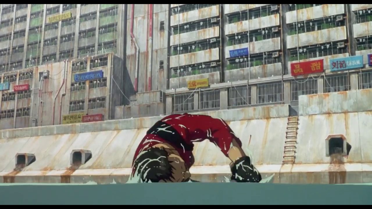Water Fight from Ghost in the Shell 1995