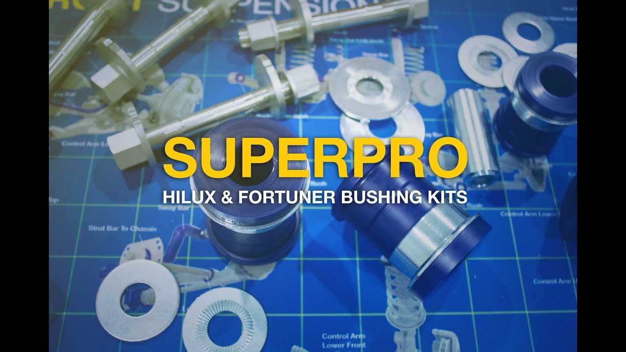 Toyota Hilux & Toyota Fortuner 2015-on Front Lower Control Arm Bushing Kits & Camber Bolts