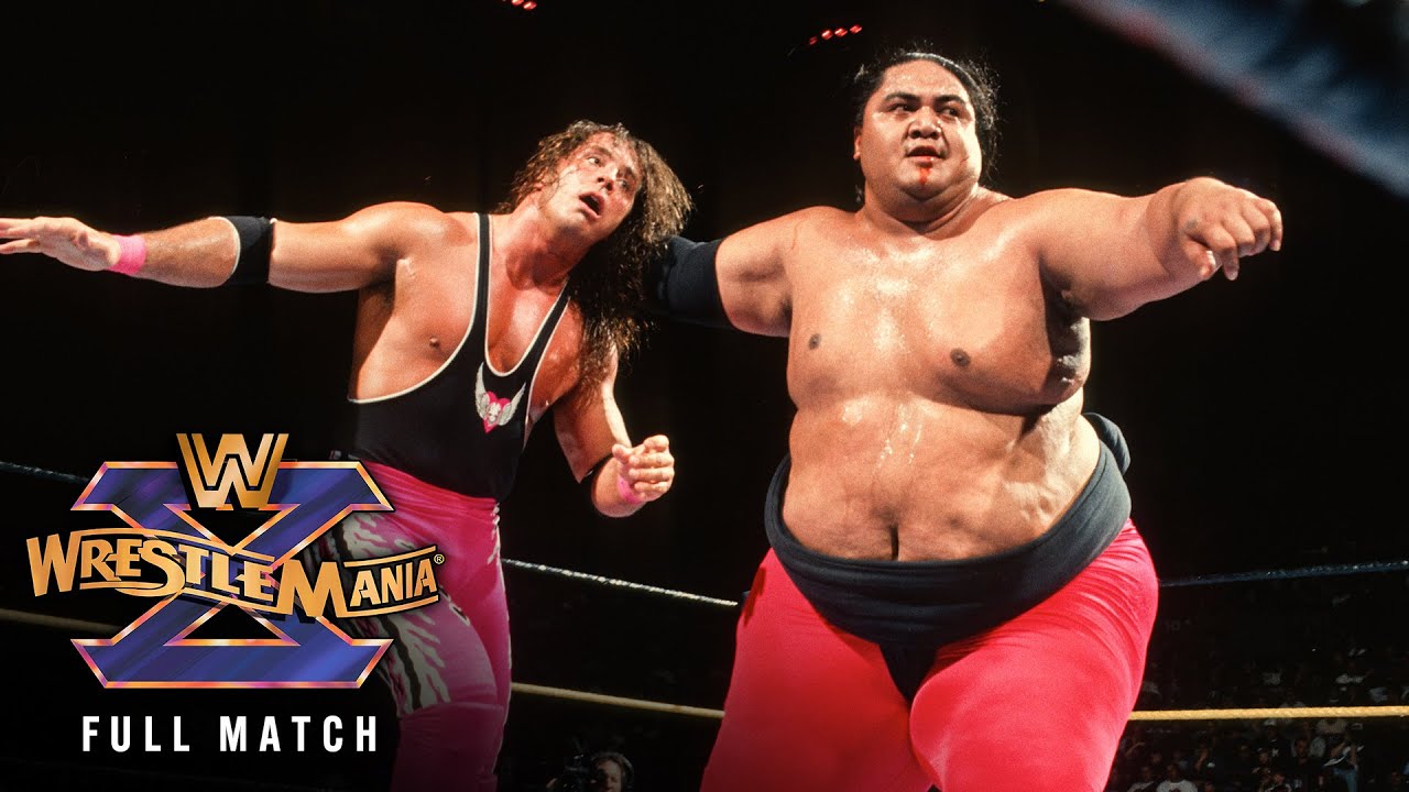 FULL MATCH: Yokozuna vs. Bret Hart – WWE Title Match: WrestleMania X