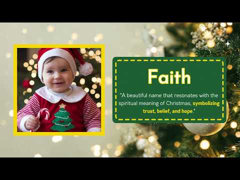 15 Unique Christmas Inspired Baby Names and Their Meanings #christmas #babyboynames #babynameideas