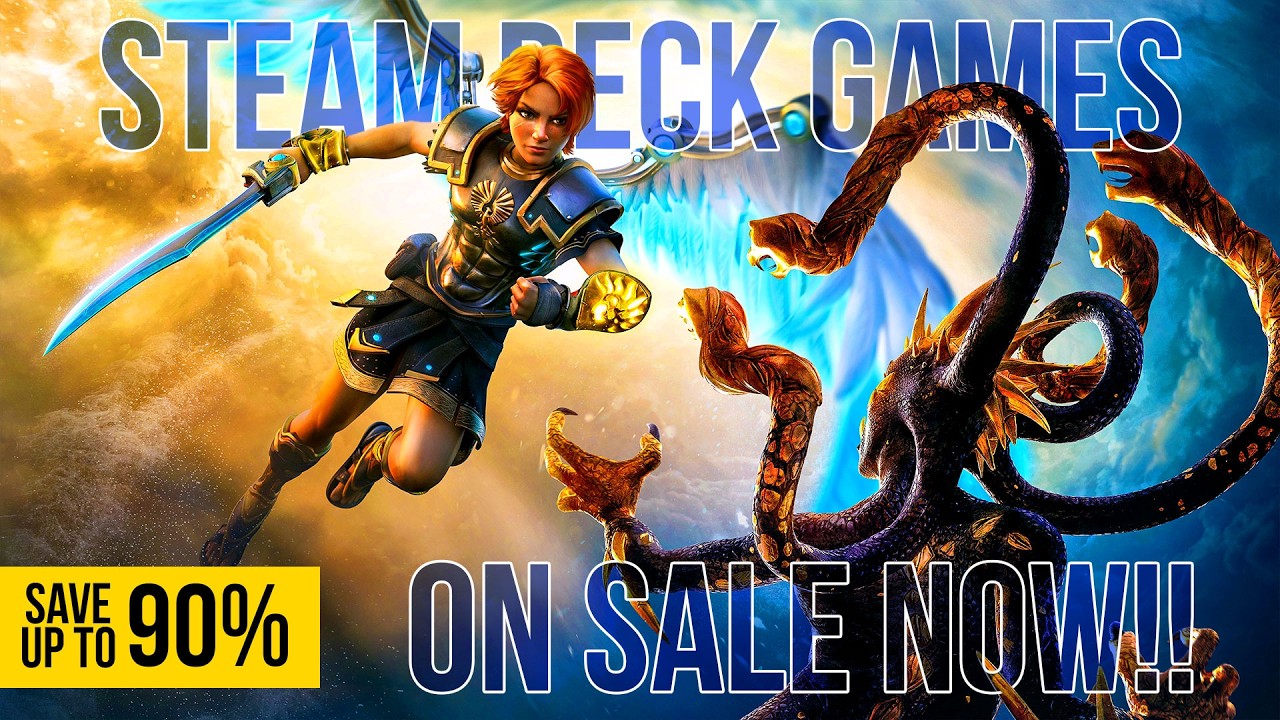 The Steam Sale is Going CRAZY! 30 Steam Deck Games at Huge Discounts!