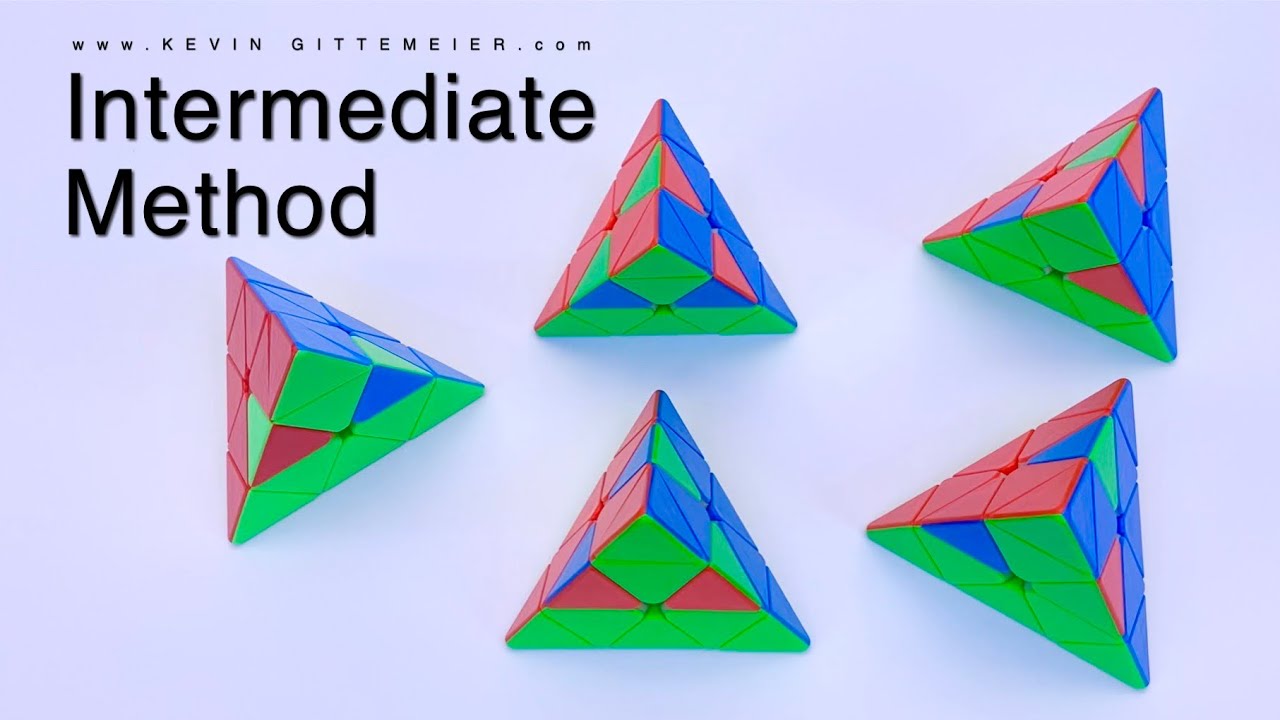 How to Solve Pyraminx Tutorial: Intermediate Method Layer by Layer [KTFG 393]