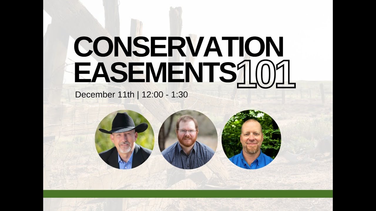 Conservation Easements 101 Webinar