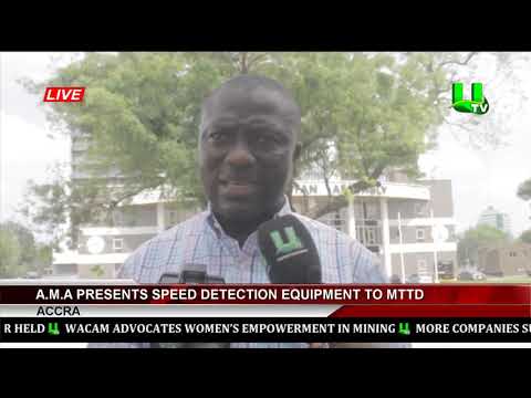 A.M.A Presents Speed Detection Equipment To MTTD