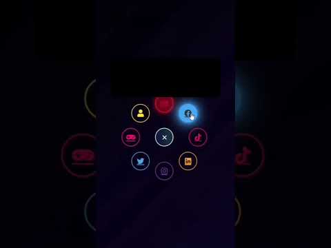 Circle Social Media Icon Using #HTML #CSS #js #frontend #youtube