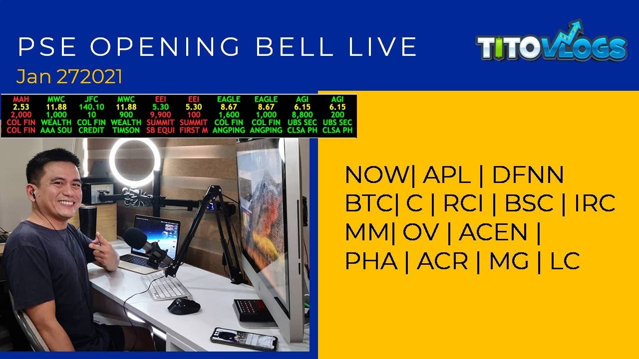 PSE OPENING BELL  LIVE | JANUARY 27 2021