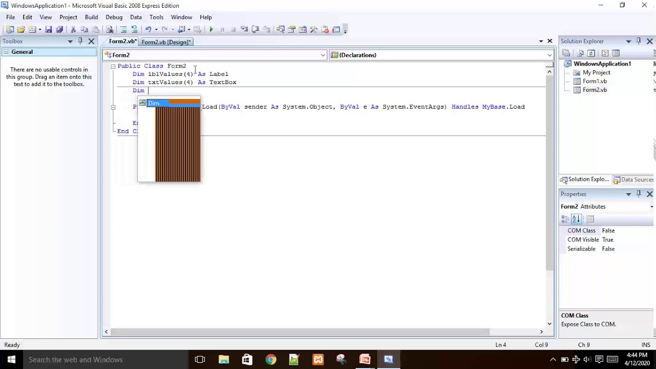 VB.NET Control Arrays