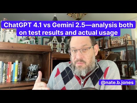 ChatGPT 4.1 vs Gemini 2.5—analysis both on test results and actual usage