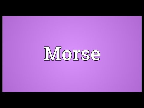 Morse Meaning