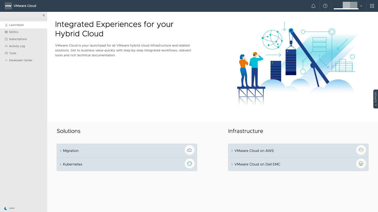 VMware Cloud on AWS Cloud Console Walkthrough