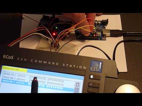 Multiple Arduino’s chained as an S88 occupancy detector interface | rudysmodelrailway