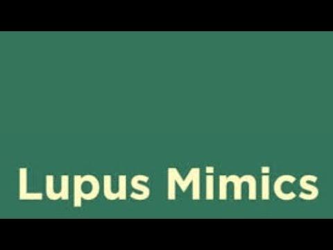SLE mimics #rheumatology #sle #mimics