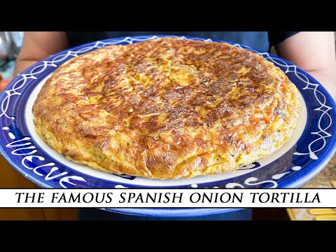 Spanish Onion Tortilla | Possibly the BEST-TASTING Spanish Omelette