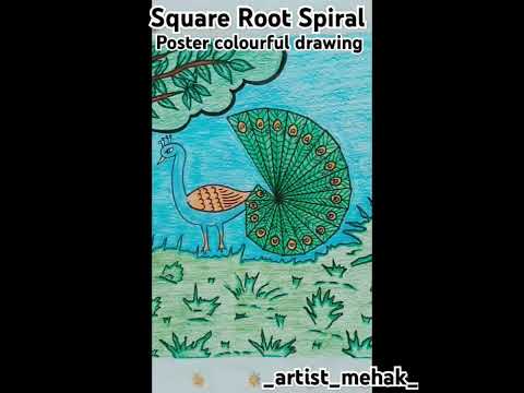 Square Root Spiral project. Mathematics project ➕➗➖🟰
