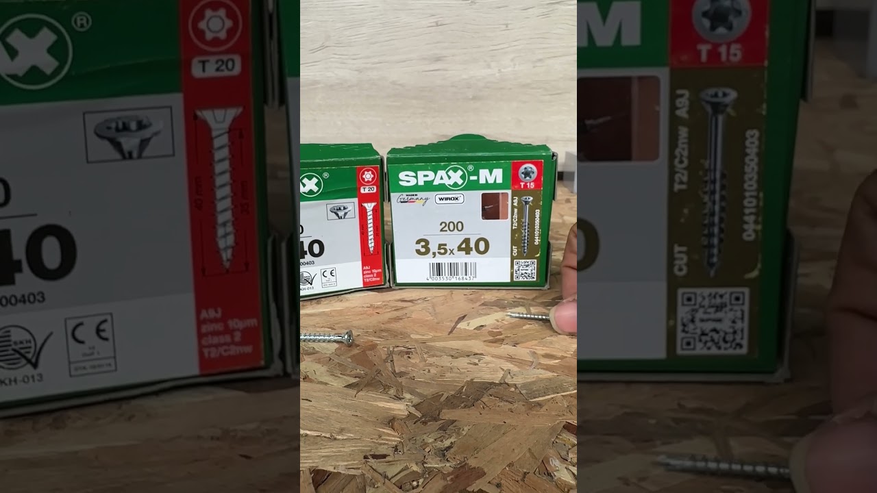 Spax Universal and M Wood Screws #furniturehardware