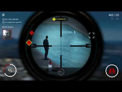 Hitman Sniper # Get a score of 1800000 without raising guard suspicion