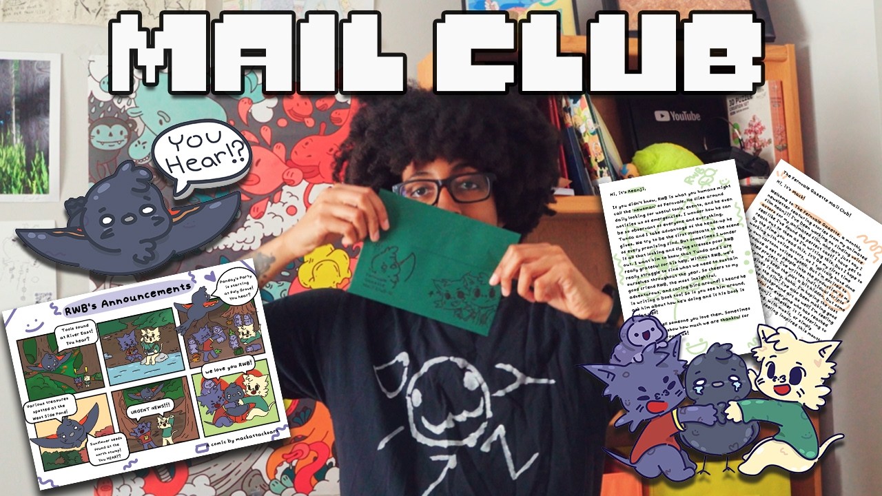 A Day In The Life of An Artist Running a Mail Club