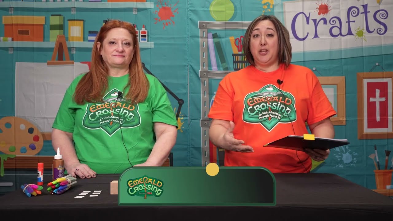 Emerald Crossing VBS: Day 4 Crafts