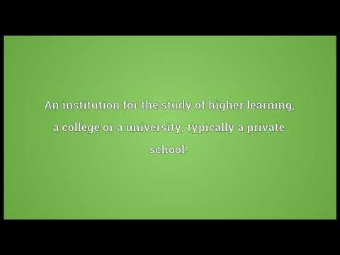 Academy Meaning