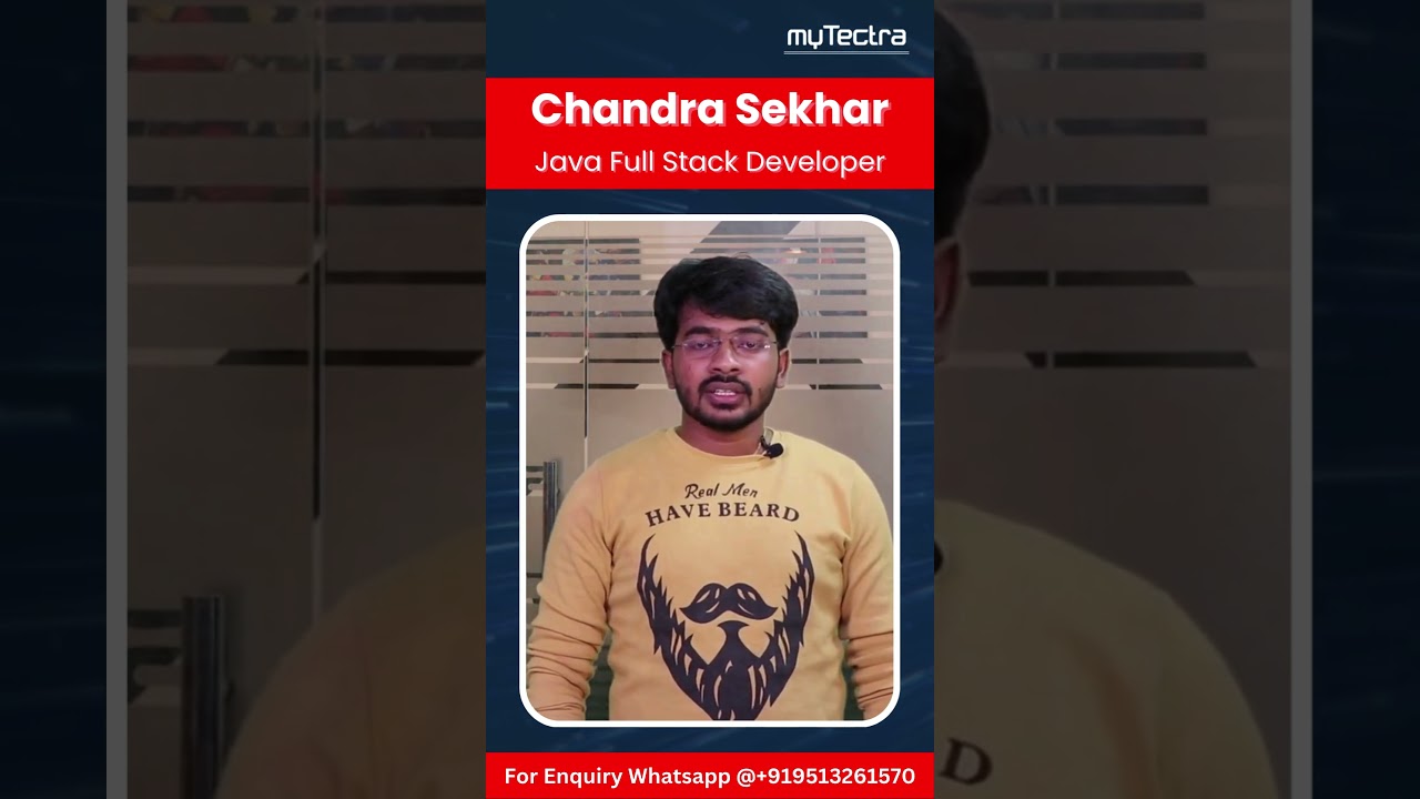 myTectra Reviews | Java Full Stack Developer | #mytectra #javafullstackdeveloper #javafullstack