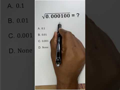 Square root of decimal