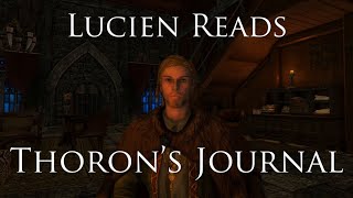 Lucien Reads - Thoron's Journal - Saints and Seducers - Skyrim Audio ...